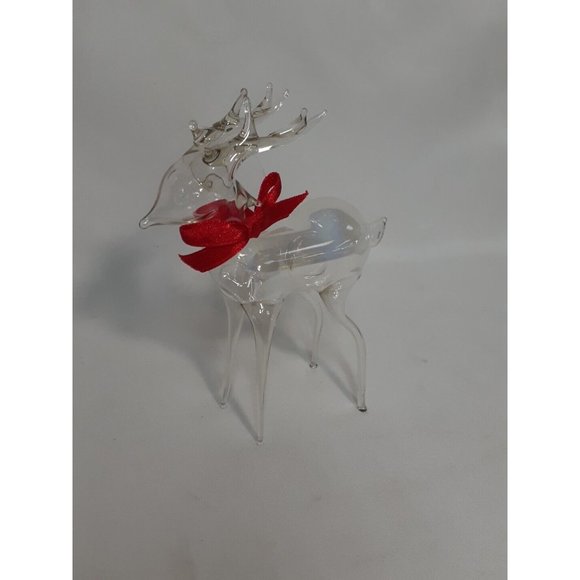 Unbranded | Holiday | Vintage Glass Reindeer Ornament Handblown ...
